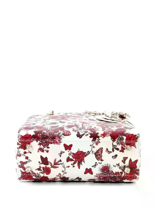 Dior My Abcdior Lady Printed Leather Small Satchel - Multicolour