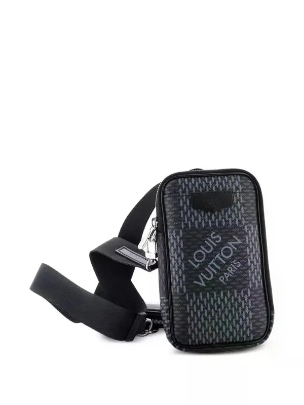 LOUIS VUITTON Modular Pouch Limited Edition Damier Graphite 3d Crossbody Bag