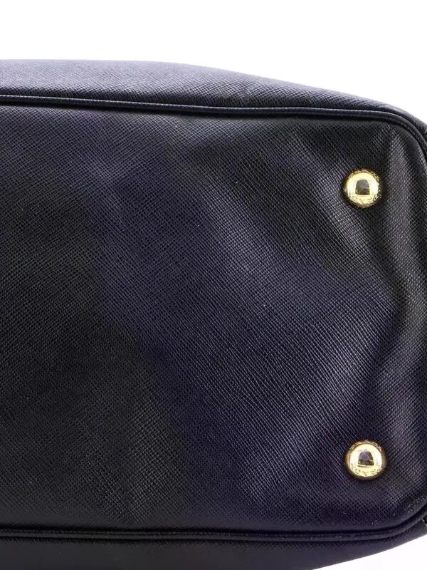 Prada Lux Saffiano Leather Large Tote Bag - Black