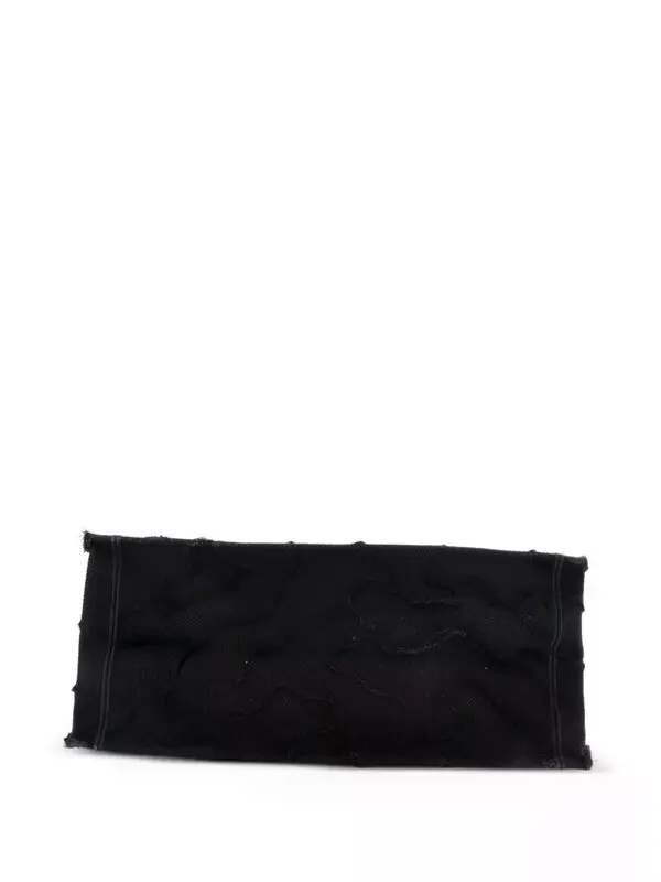 Dior Camouflage Embroidered Canvas Large Tote Bag - Black