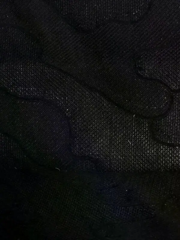 Dior Camouflage Embroidered Canvas Large Tote Bag - Black