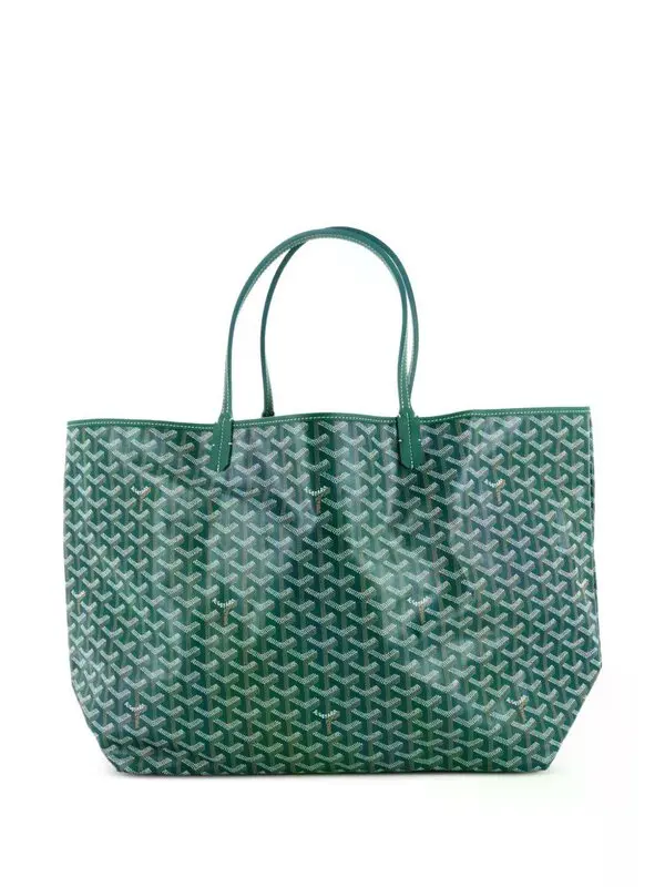 Goyard Saint Louis Coated Canvas Gm Tote Bag - Green