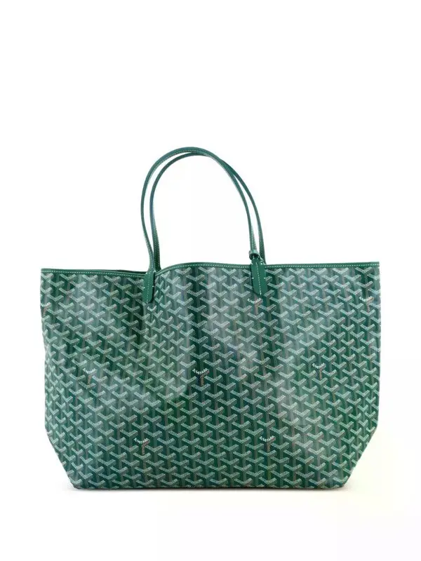 Goyard Saint Louis Coated Canvas Gm Tote Bag - Green