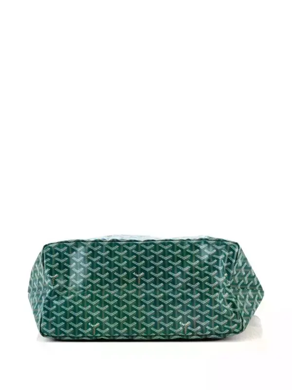 Goyard Saint Louis Coated Canvas Gm Tote Bag - Green