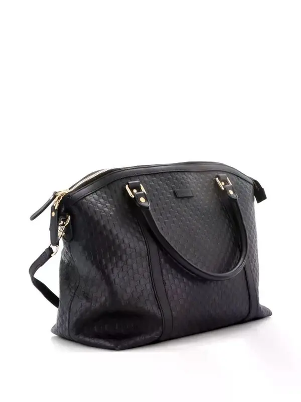 Gucci Britt Convertible Dome Micro Guccissima Leather Medium Satchel