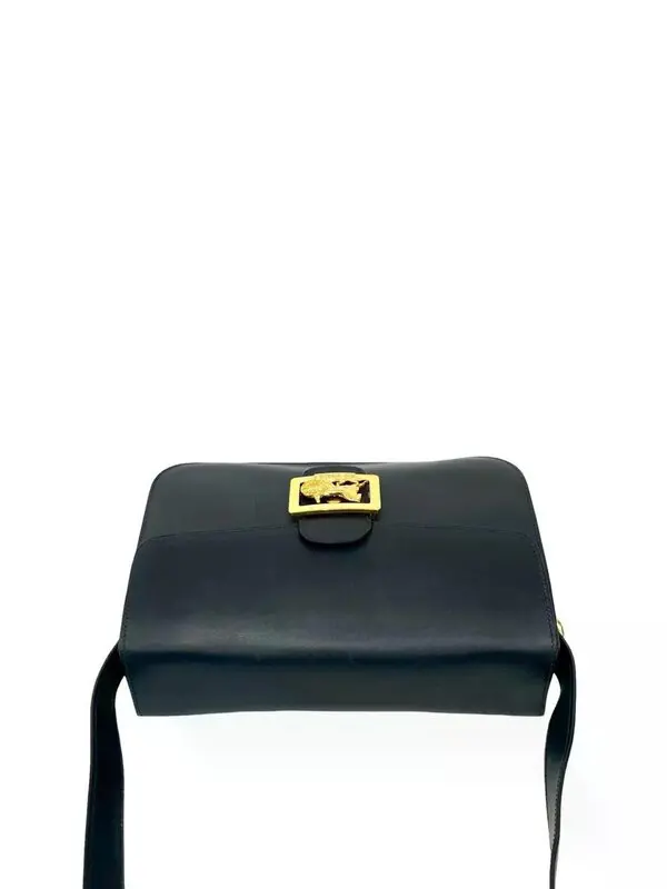 Celine 20th Century Leather Logo Crossbody Bag