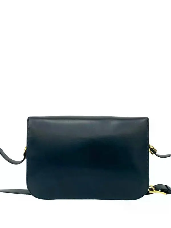 Celine 20th Century Leather Logo Crossbody Bag