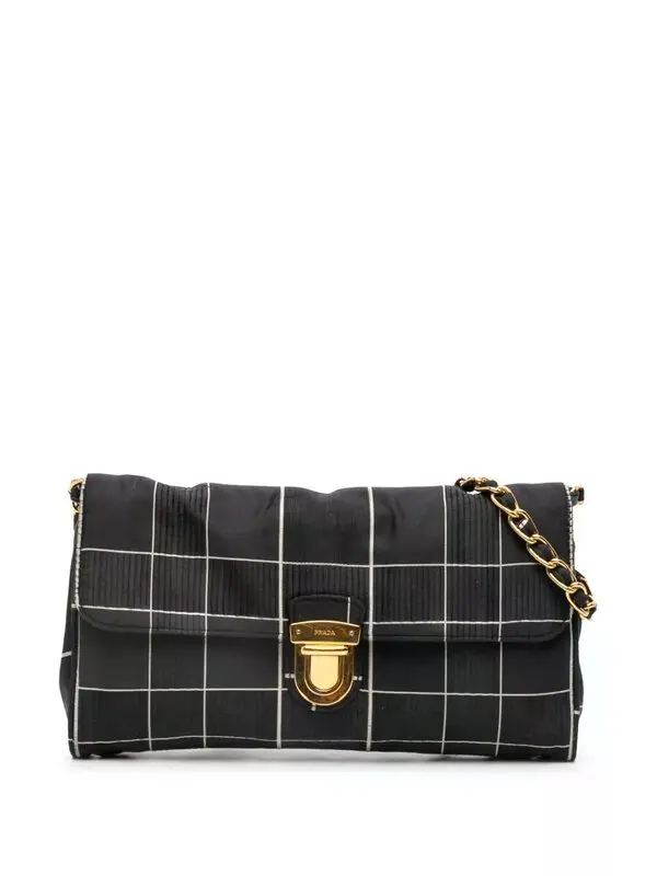 Prada Tessuto Chain Crossbody Bag