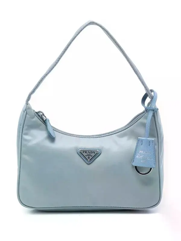 Prada Re-edition 2000 Tessuto Shoulder Bag - Blue