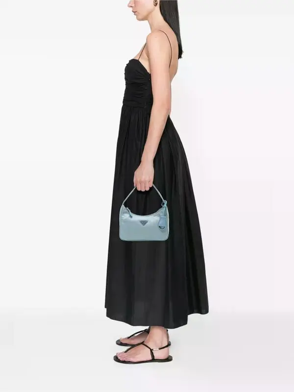 Prada Re-edition 2000 Tessuto Shoulder Bag - Blue