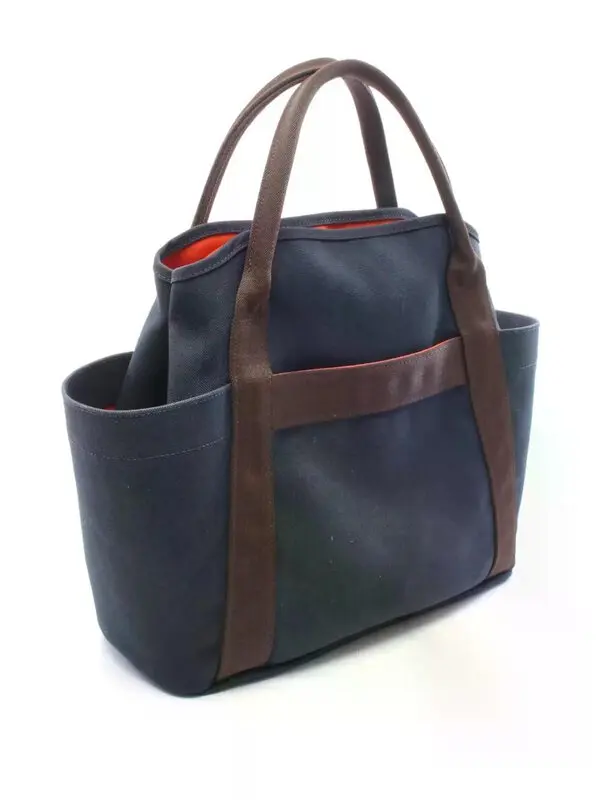 Hermès 2021 Toile Sac De Pansage Grooming Bag Satchel - Blue