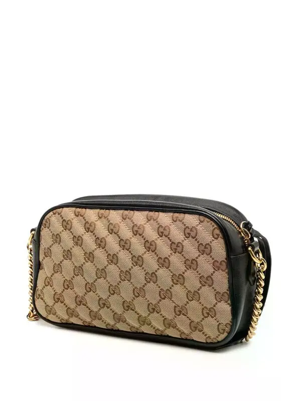 Gucci Gg Marmont Matelasse Small Crossbody Bag - Brown