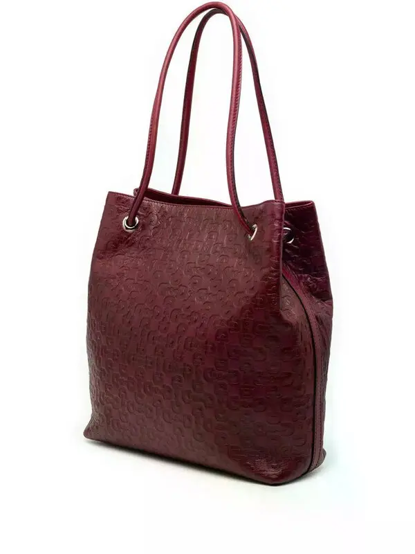 Gucci Horsebit Embossed Leather Gifford Tote Bag