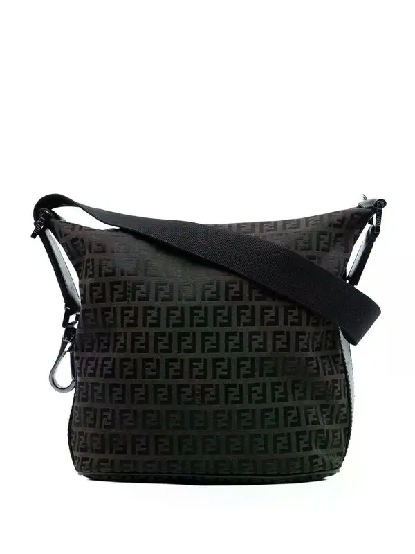 Fendi 20th Century Zucchino Canvas Shoulder Bag - Brown
