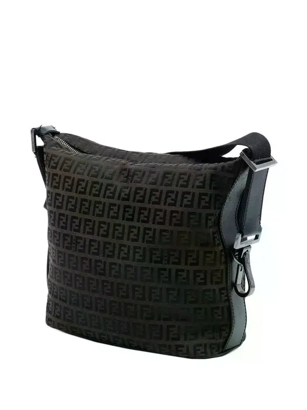 Fendi 20th Century Zucchino Canvas Shoulder Bag - Brown