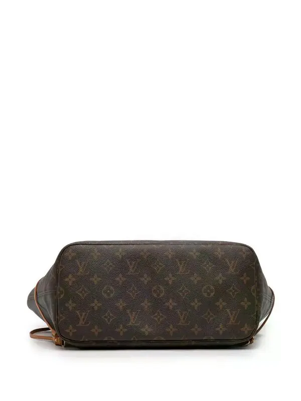 LOUIS VUITTON 2009 Monogram Neverfull Mm Tote Bag - Brown