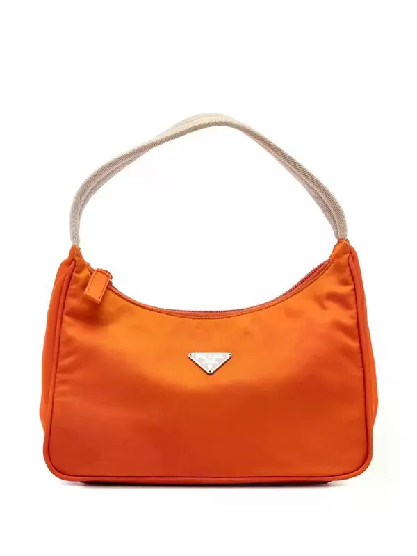 Prada 2000-2013 Mini Tessuto Sport Shoulder Bag - Orange