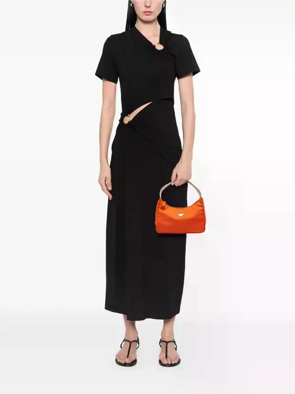 Prada 2000-2013 Mini Tessuto Sport Shoulder Bag - Orange