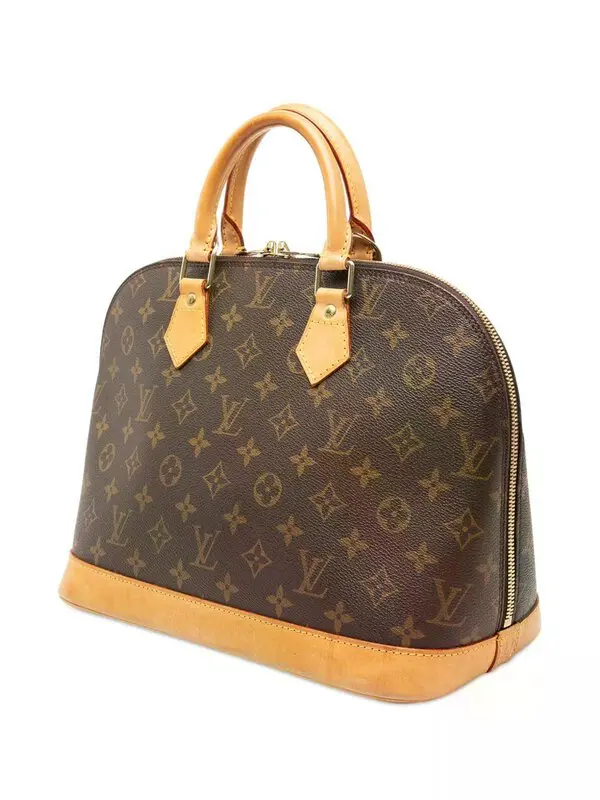 LOUIS VUITTON 2000 Monogram Alma Pm Handbag - Brown
