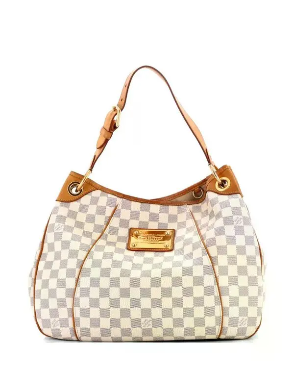 LOUIS VUITTON Galliera Handbag Damier Pm Hobo - White