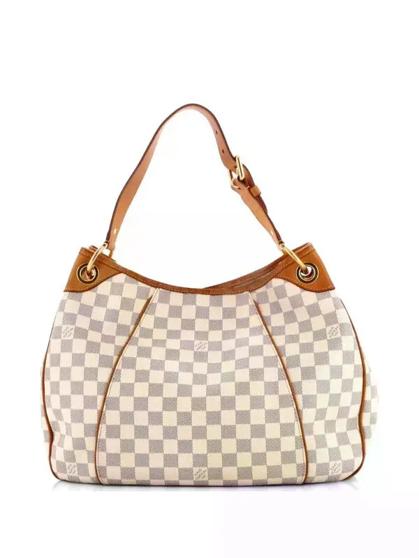 LOUIS VUITTON Galliera Handbag Damier Pm Hobo - White
