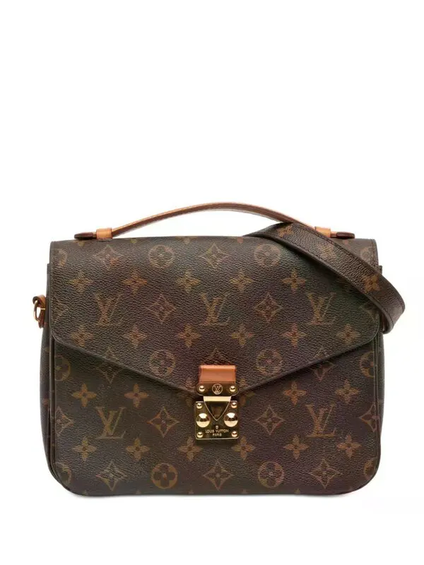LOUIS VUITTON 2018 Monogram Pochette Metis - Brown