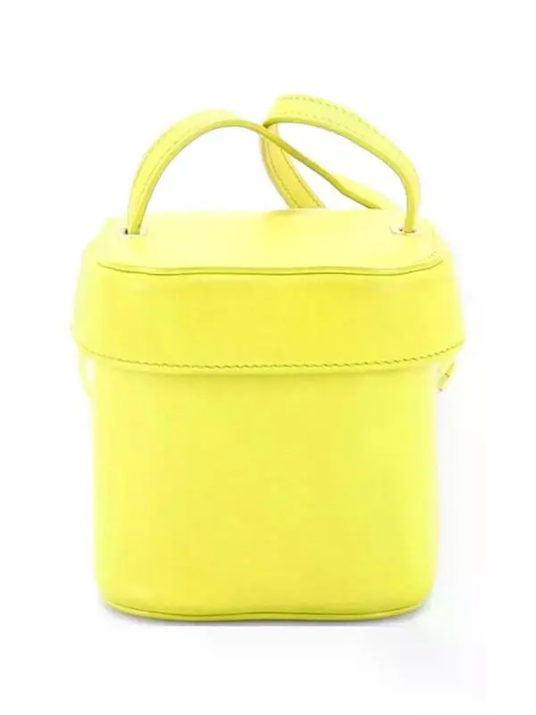 Celine Cuir Triomphe Box Bag - Yellow