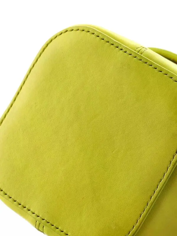 Celine Cuir Triomphe Box Bag - Yellow