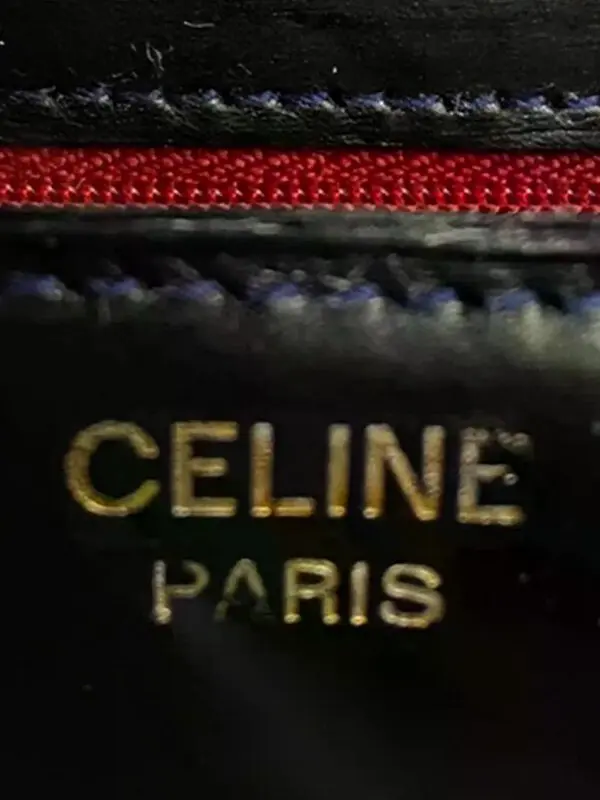Celine 20th Century Top Handle Satchel - Blue