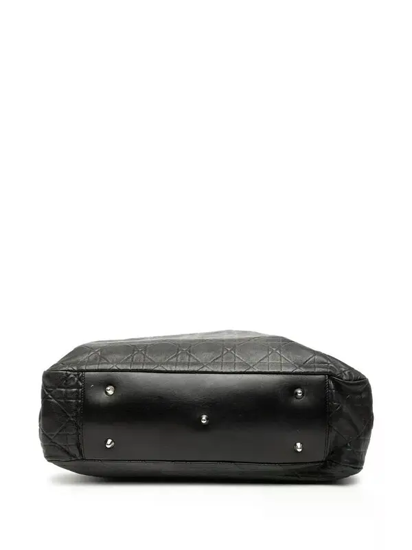 Dior 2008 Lambskin Cannage Lady Soft Shopping Tote Bag