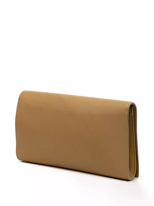 Saint Laurent 2016 Large Monogram Belle De Jour Clutch - Brown