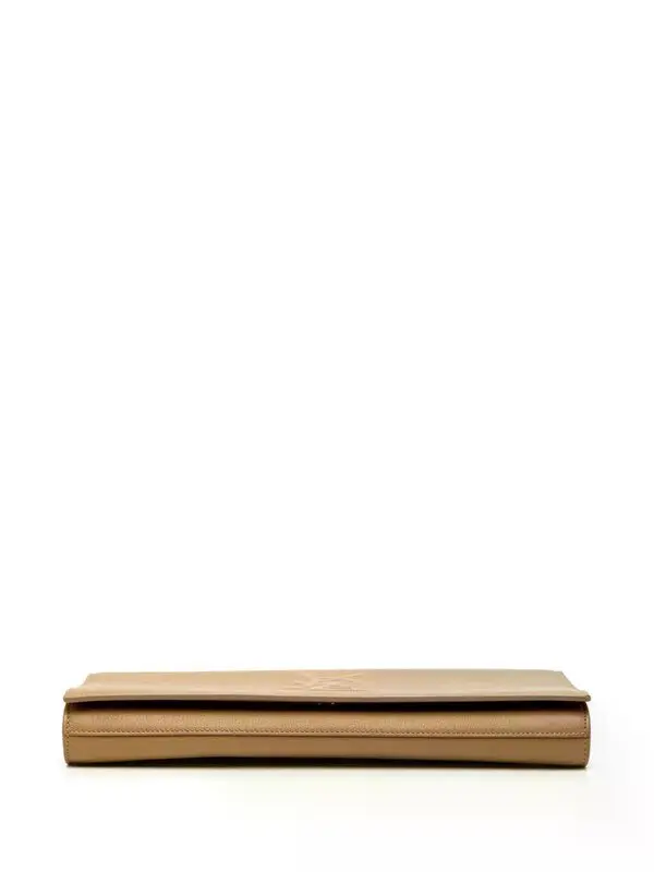 Saint Laurent 2016 Large Monogram Belle De Jour Clutch - Brown