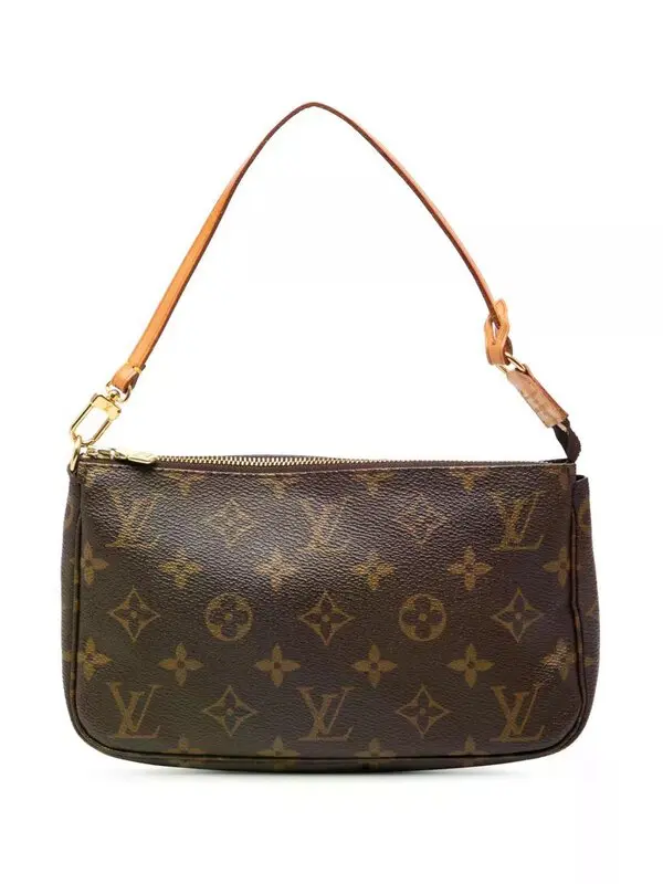 LOUIS VUITTON 2000 Monogram Pochette Accessoires - Brown