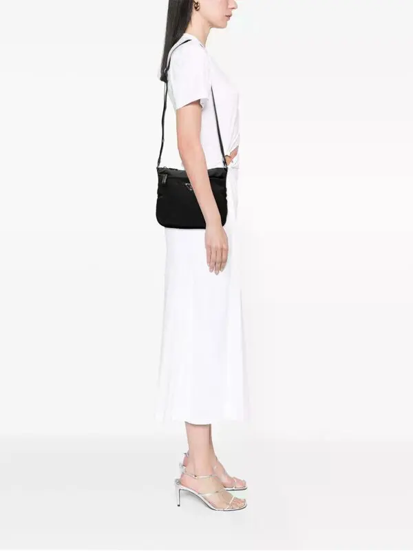 Prada Tessuto Zip Top Crossbody Bag