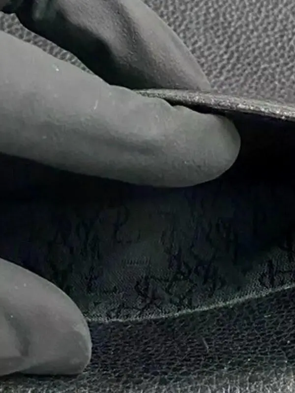 Saint Laurent 20th Century Pebbled Leather Satchel
