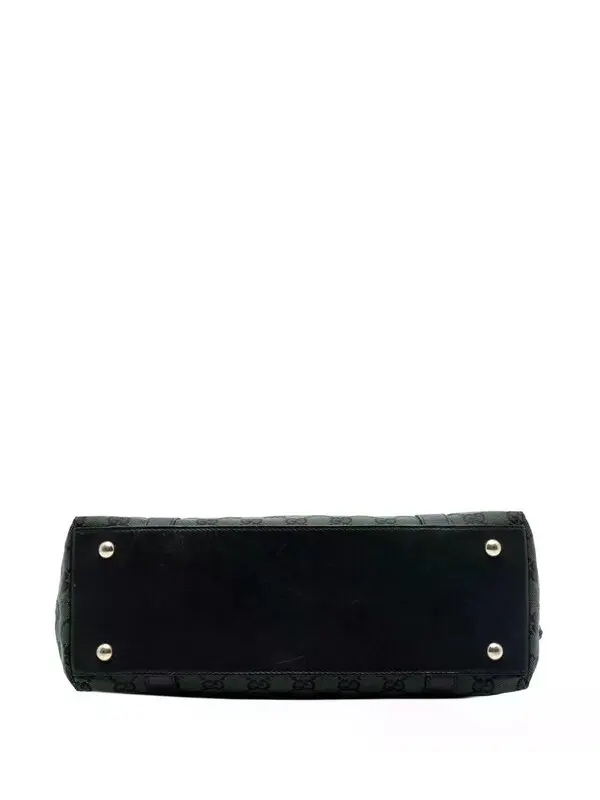 Gucci Gg Canvas Abbey D-ring Tote Bag - Green