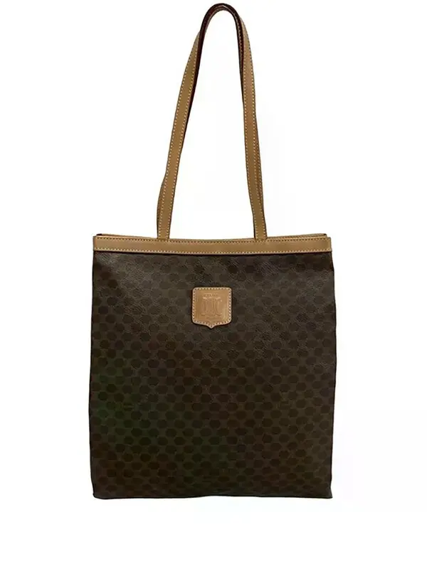 Celine 2014 Macadam Coated Canvas Tote Bag