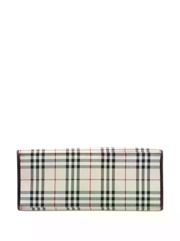 Burberry House Check Canvas Tote Bag - Brown