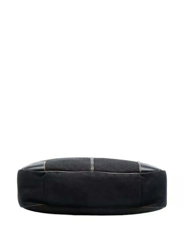 Celine 2007 Macadam Canvas Tote Bag - Black
