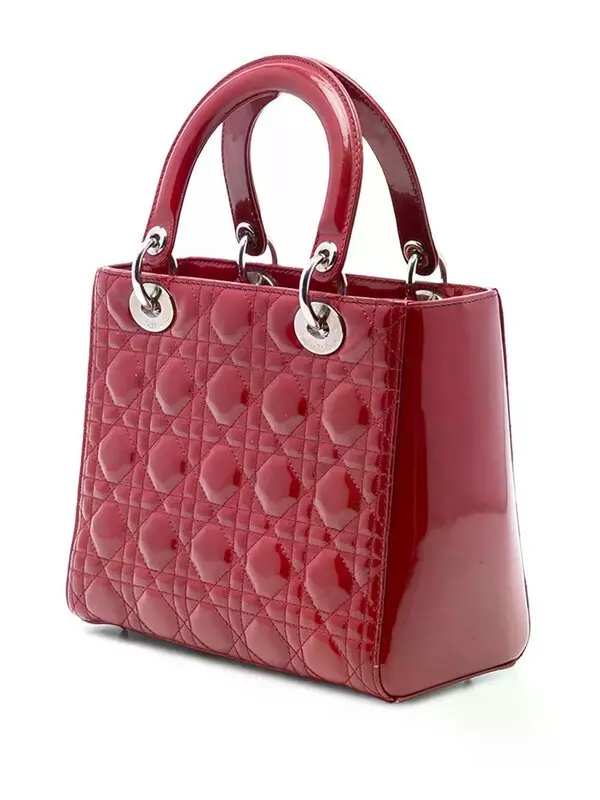 Dior 2013 Medium Patent Cannage Lady Satchel
