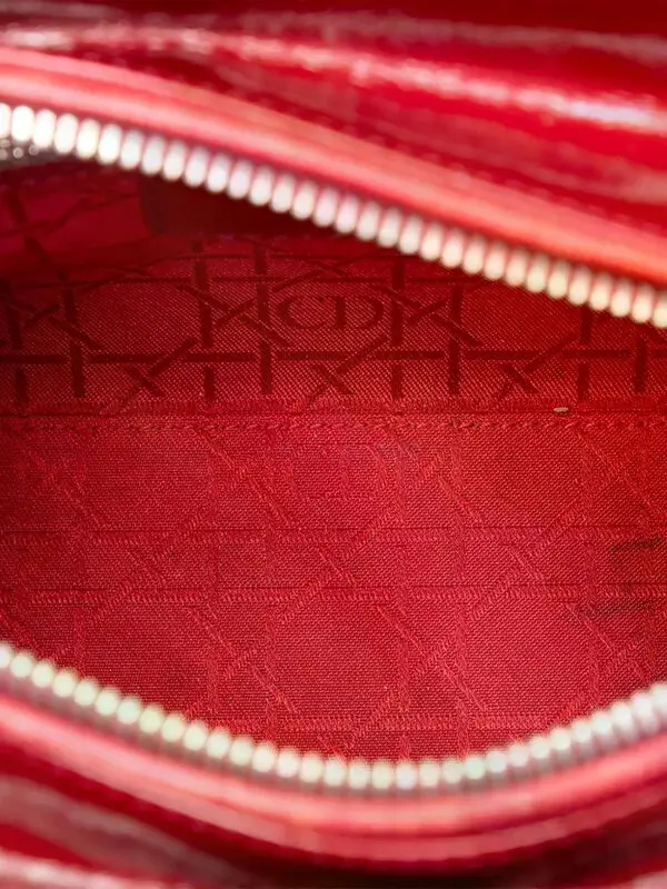 Dior 2013 Medium Patent Cannage Lady Satchel