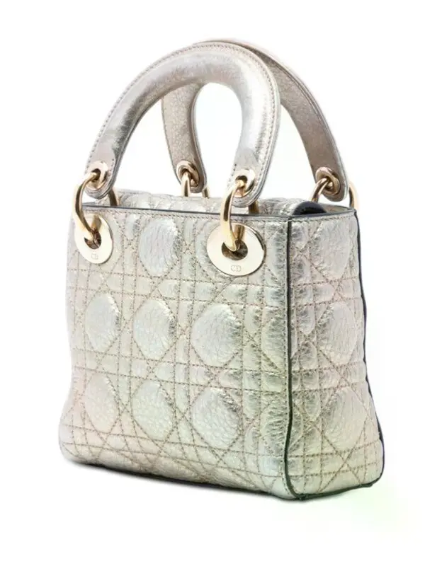Dior 2017 Mini Lady Satchel - Silver