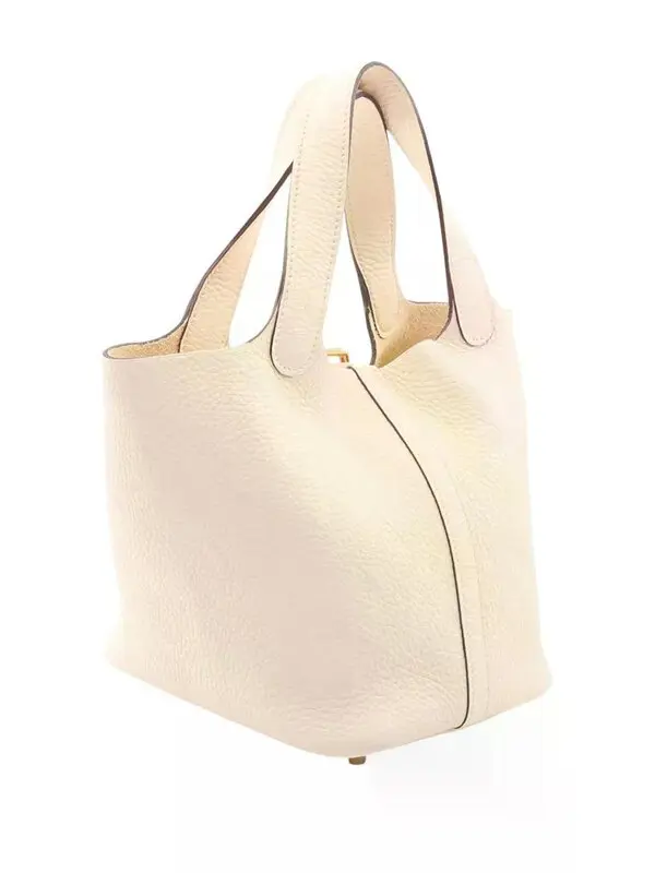 Hermès 2021 Clemence Picotin Lock 18 Handbag - Brown