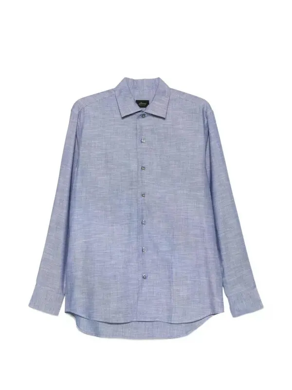 Brioni Buttoned Marcelo Shirt - Blue