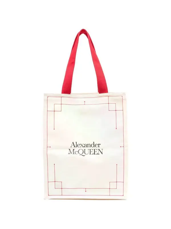 Alexander McQueen Logo-print Tote Bag