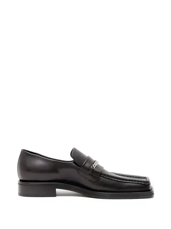 Martine Rose Chain-detail Loafers - Black