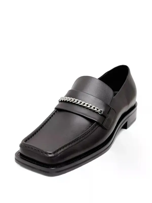 Martine Rose Chain-detail Loafers - Black