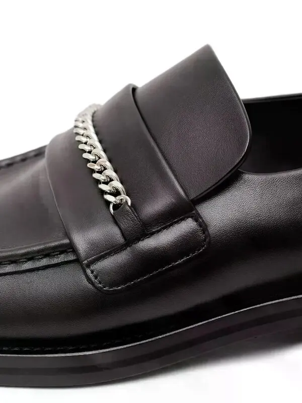 Martine Rose Chain-detail Loafers - Black