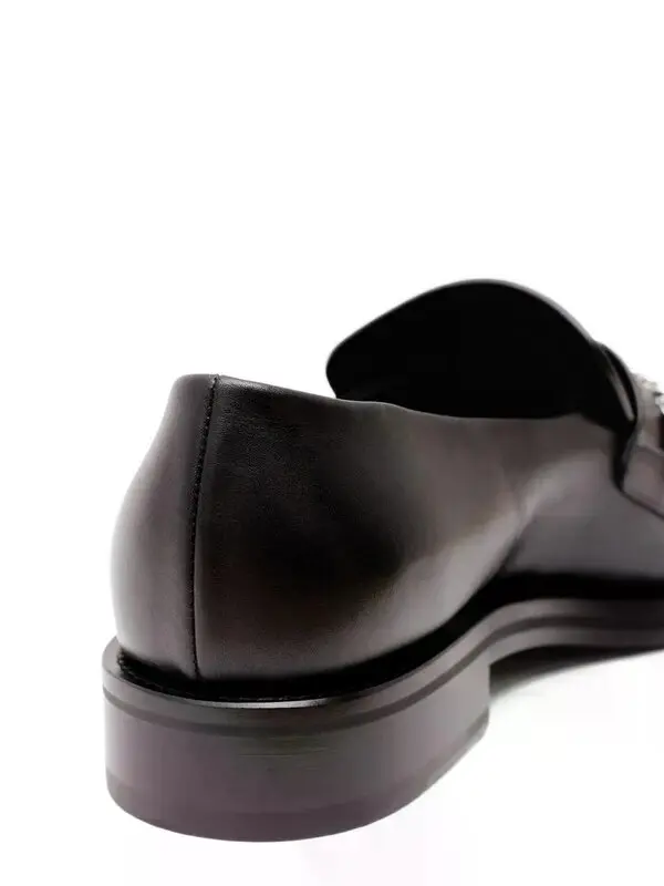 Martine Rose Chain-detail Loafers - Black
