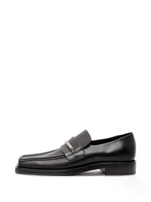 Martine Rose Chain-detail Loafers - Black